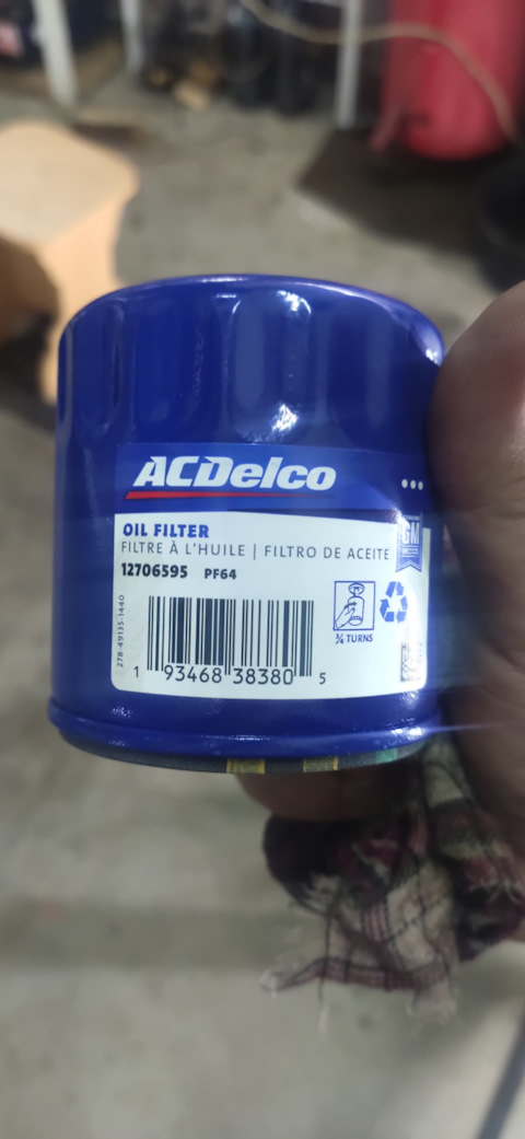 12706595 Фильтр масляный chevrolet GM | Запчасти на DRIVE2