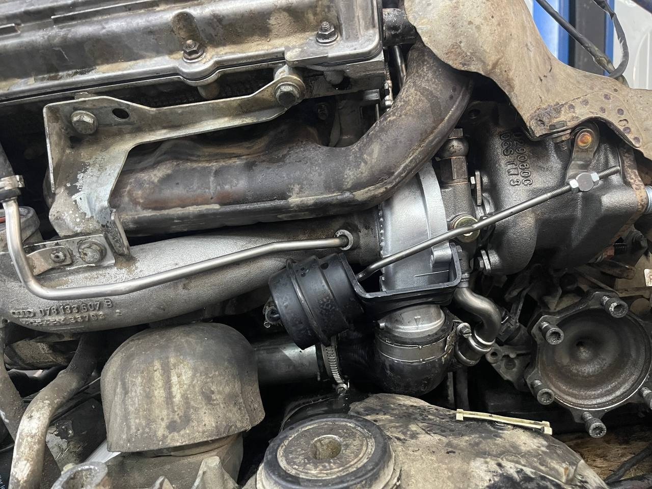 Техническое обслуживания мотора APB 2.7 bi turbo. — Audi S4 (B5), 2,7 л ...