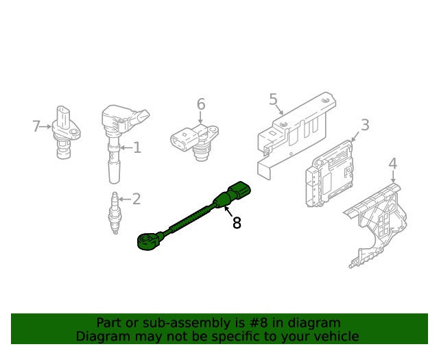 030905377C Датчик детонационного сгорания VAG | Запчасти на DRIVE2