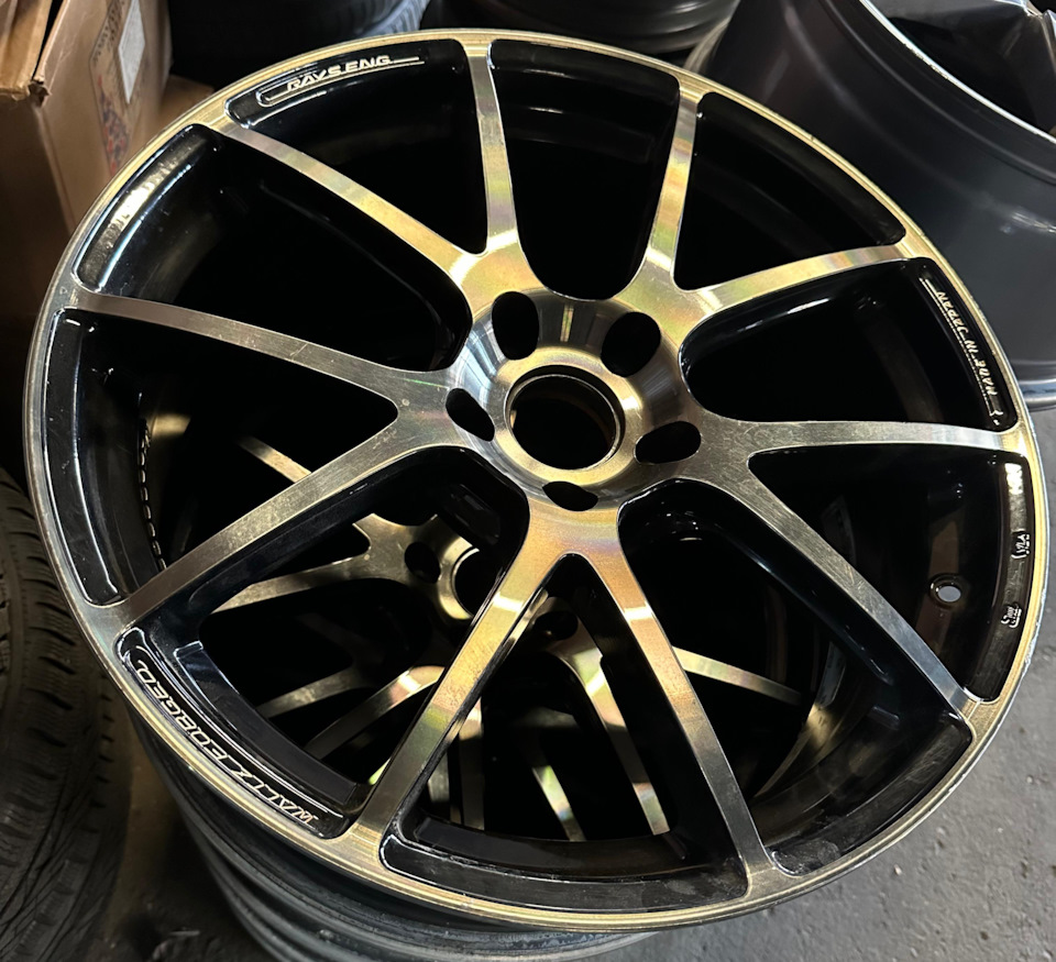 Долгожданные колеса к лету Rays r19 — Skoda Octavia A7 Mk3, 1,8 л, 2014 года | колёсные диски ...