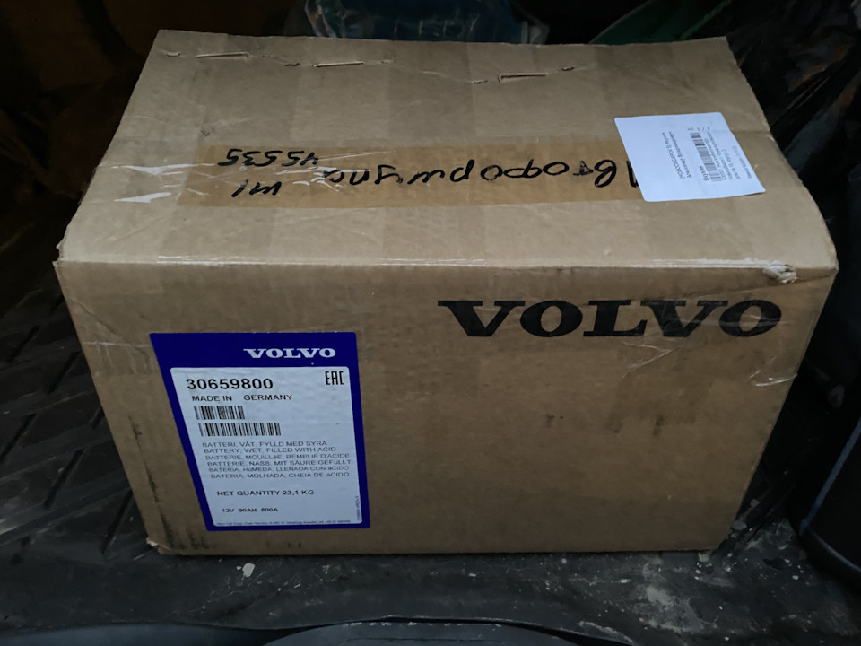 Замена АКБ — Volvo S60 (1G), 2,4 л, 2004 года | электроника | DRIVE2