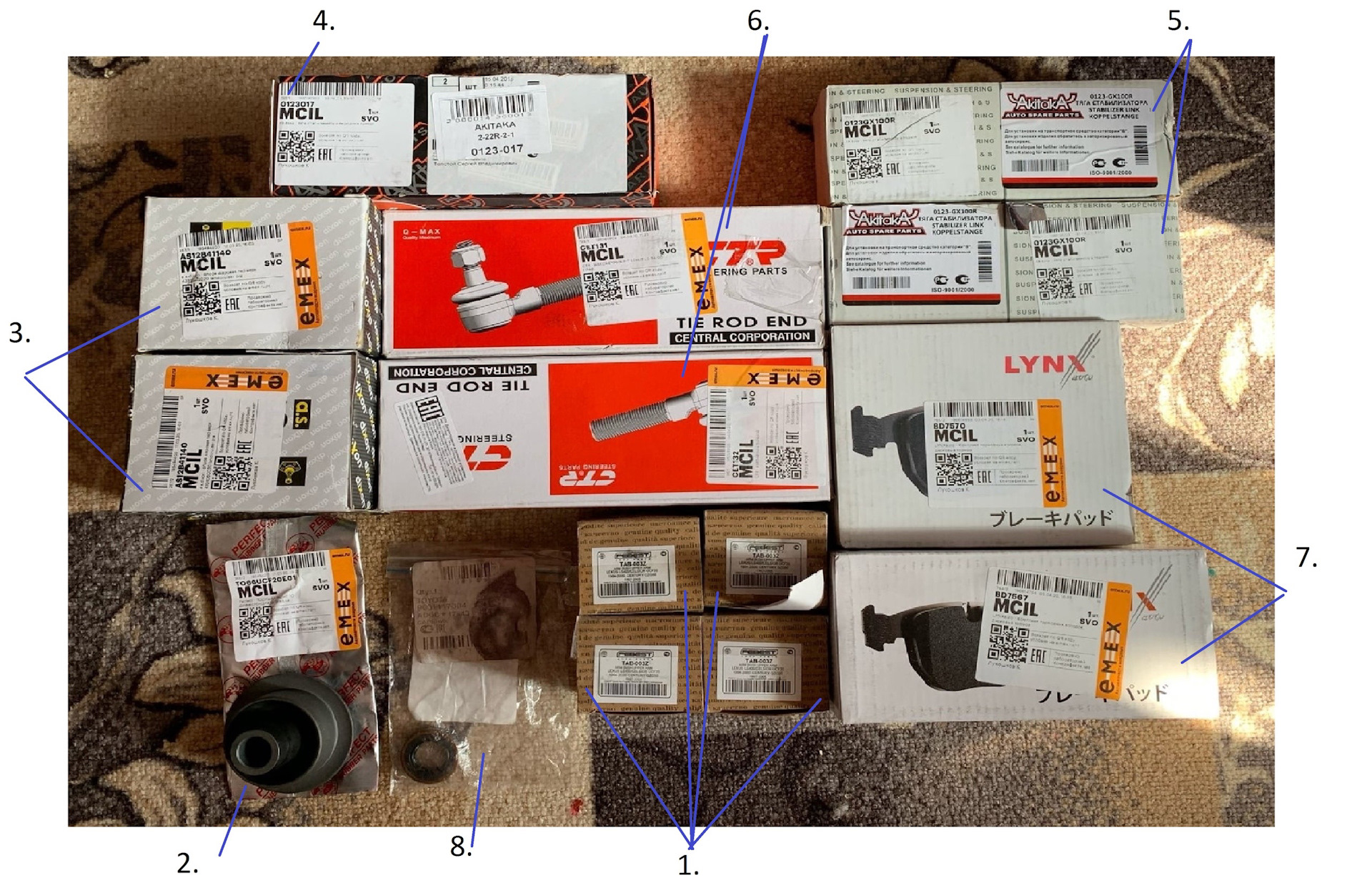 Частичная закупка. — Lexus LS (UCF20), 4 л, 1995 года | расходники | DRIVE2