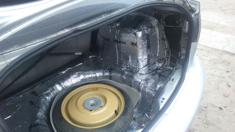 Вибро шумо изоляция — Mazda 3 (1G) BK, 1,6 л, 2007 года | своими руками ...