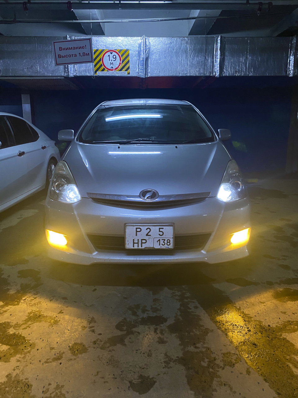 Лампы в туманки и дальний свет — Toyota Wish (AE10), 1,8 л, 2009 года ...