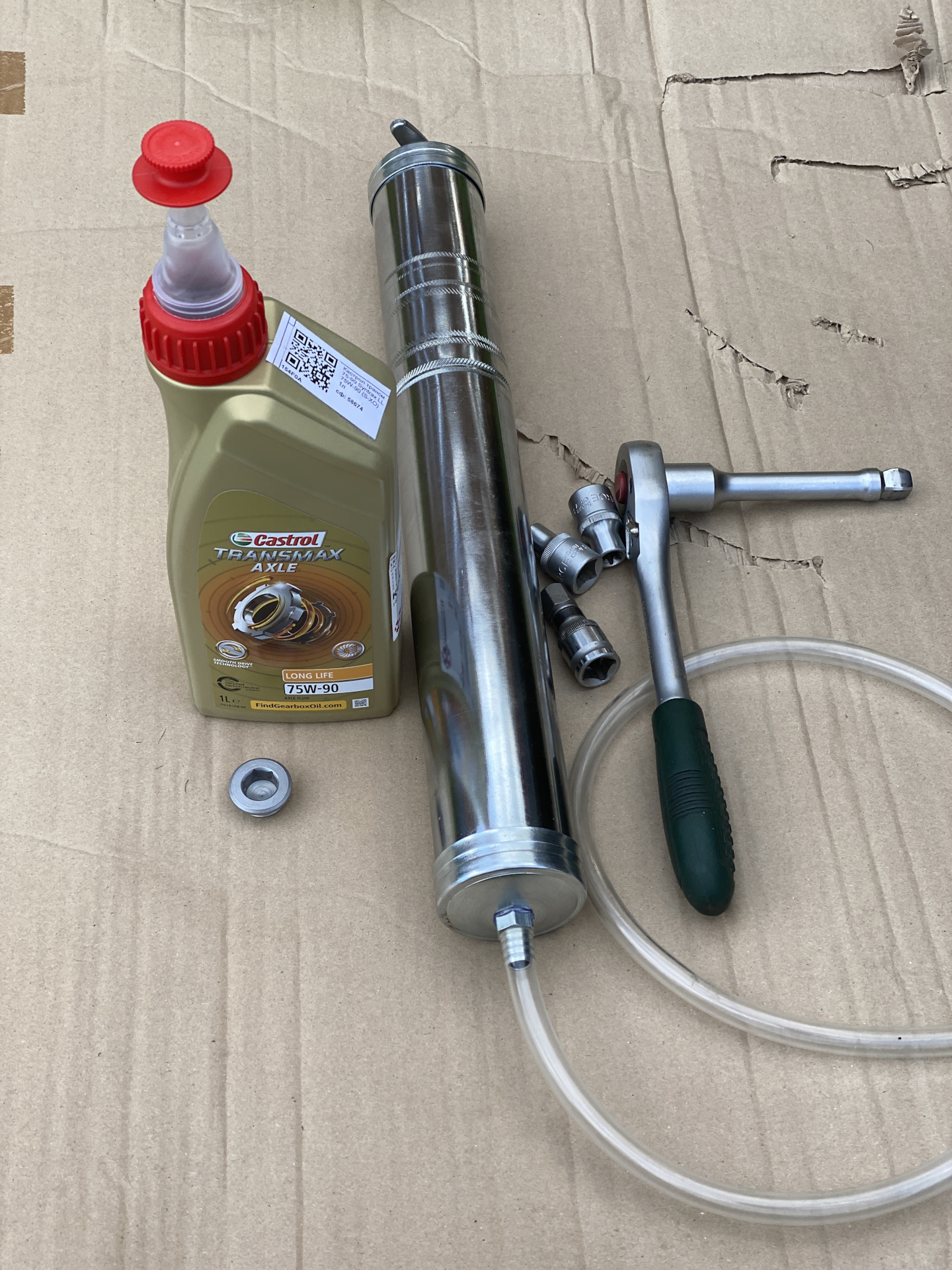 Замена масла заднего редуктора BMW F30 — BMW 3 series (F30), 2 л, 2012 ...