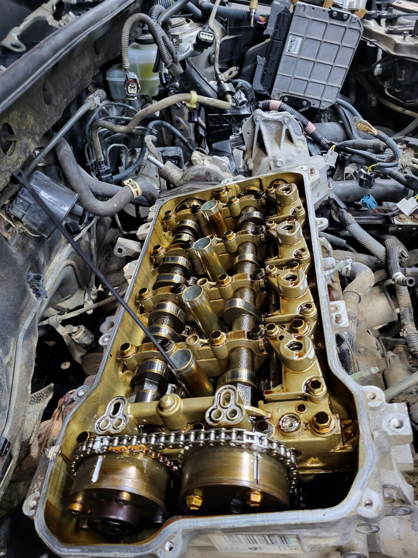 #31 Прокладка ГБЦ. Прогар — Toyota RAV4 (III), 2 л, 2010 года ...