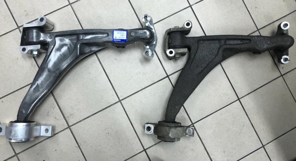 Замена правого рычага. — Volvo XC90 (2G), 2 л, 2017 года | визит на ...