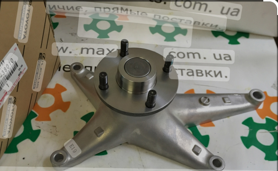 "СТО" обводной ролик, кронштейн вискомуфты. — Toyota Tundra (II), 5,7 л ...