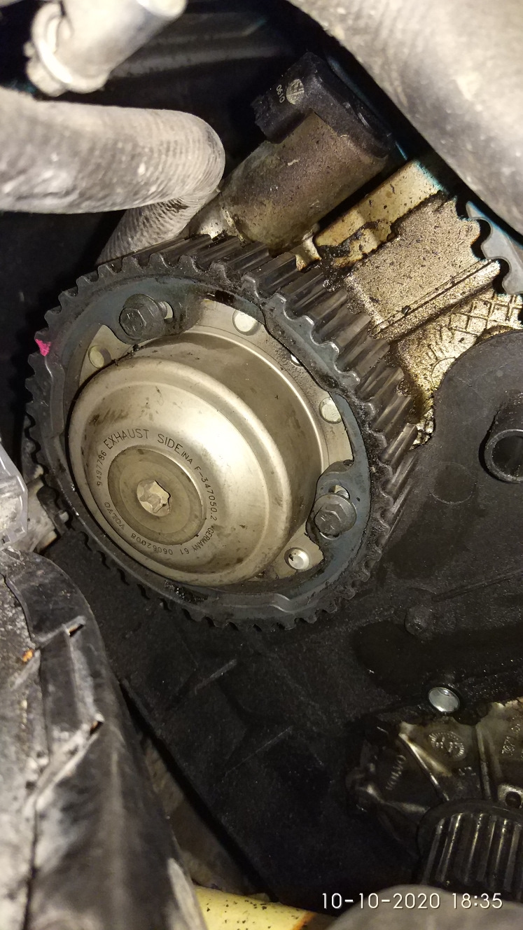 Замена и чистка ВКГ, замена ГРМ — Volvo S60 (1G), 2,5 л, 2007 года ...