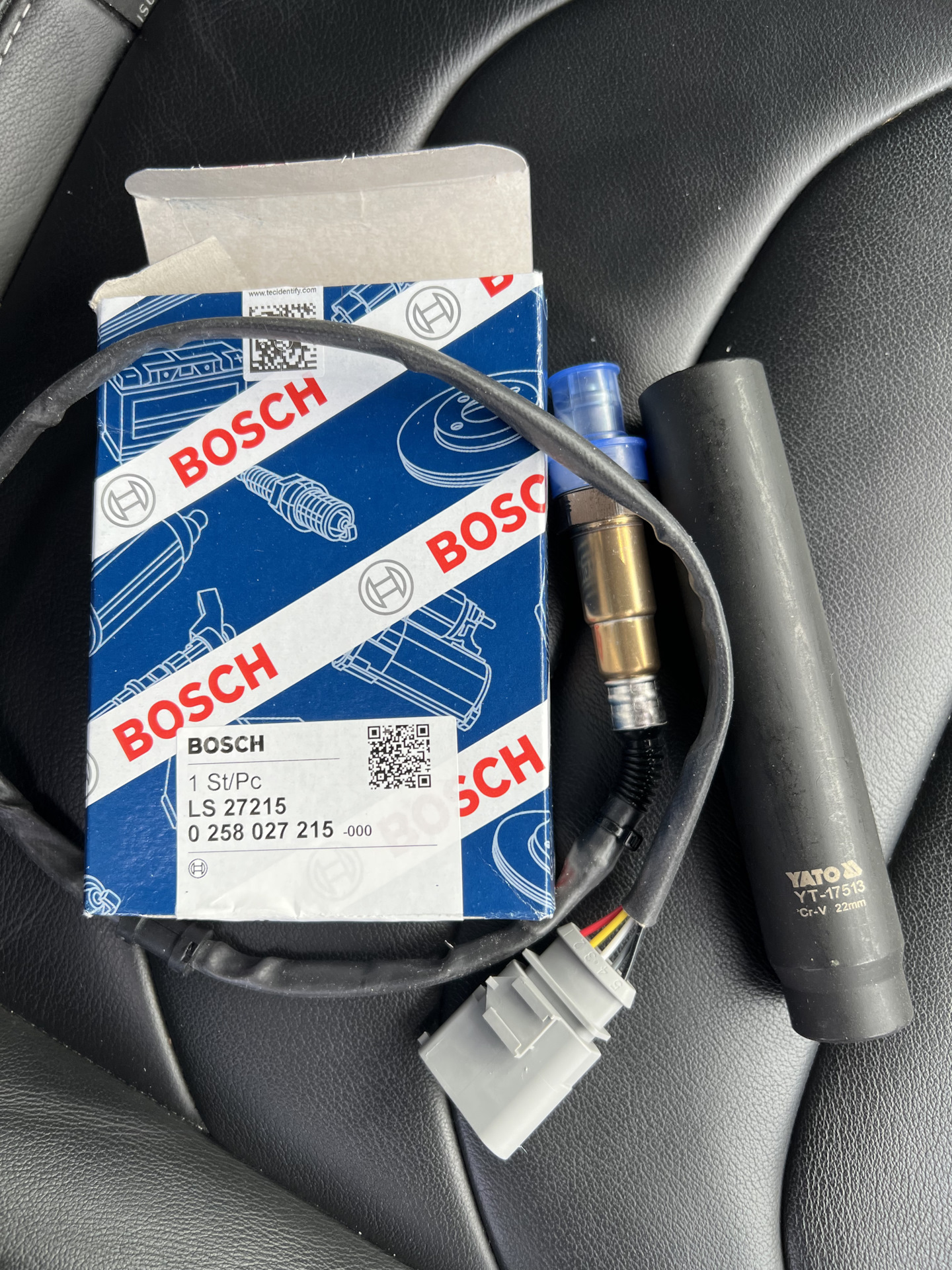 Замена лямбда-зонда (BOSCH 0258027215) — Skoda Kodiaq (1G), 2 л, 2019 ...