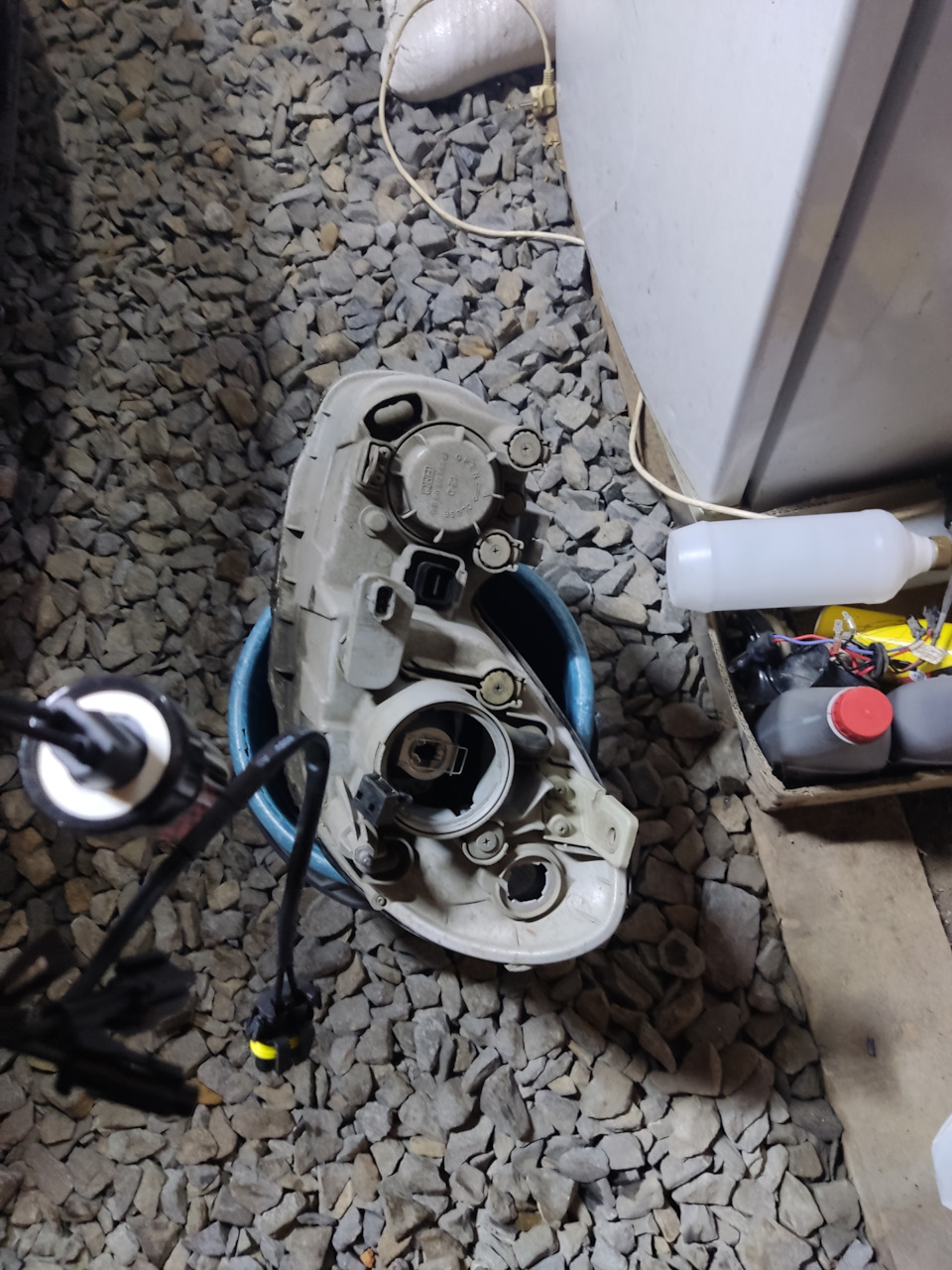 Лампы ксеноновые, замена. — Hyundai Sonata IV (EF), 2,7 л, 2007 года ...
