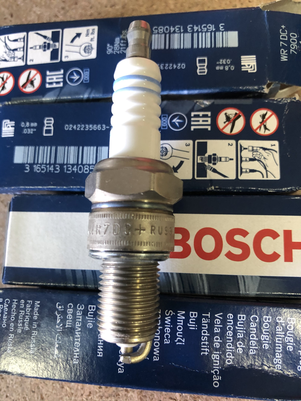 0242235663 Свеча зажигания BOSCH | Запчасти на DRIVE2