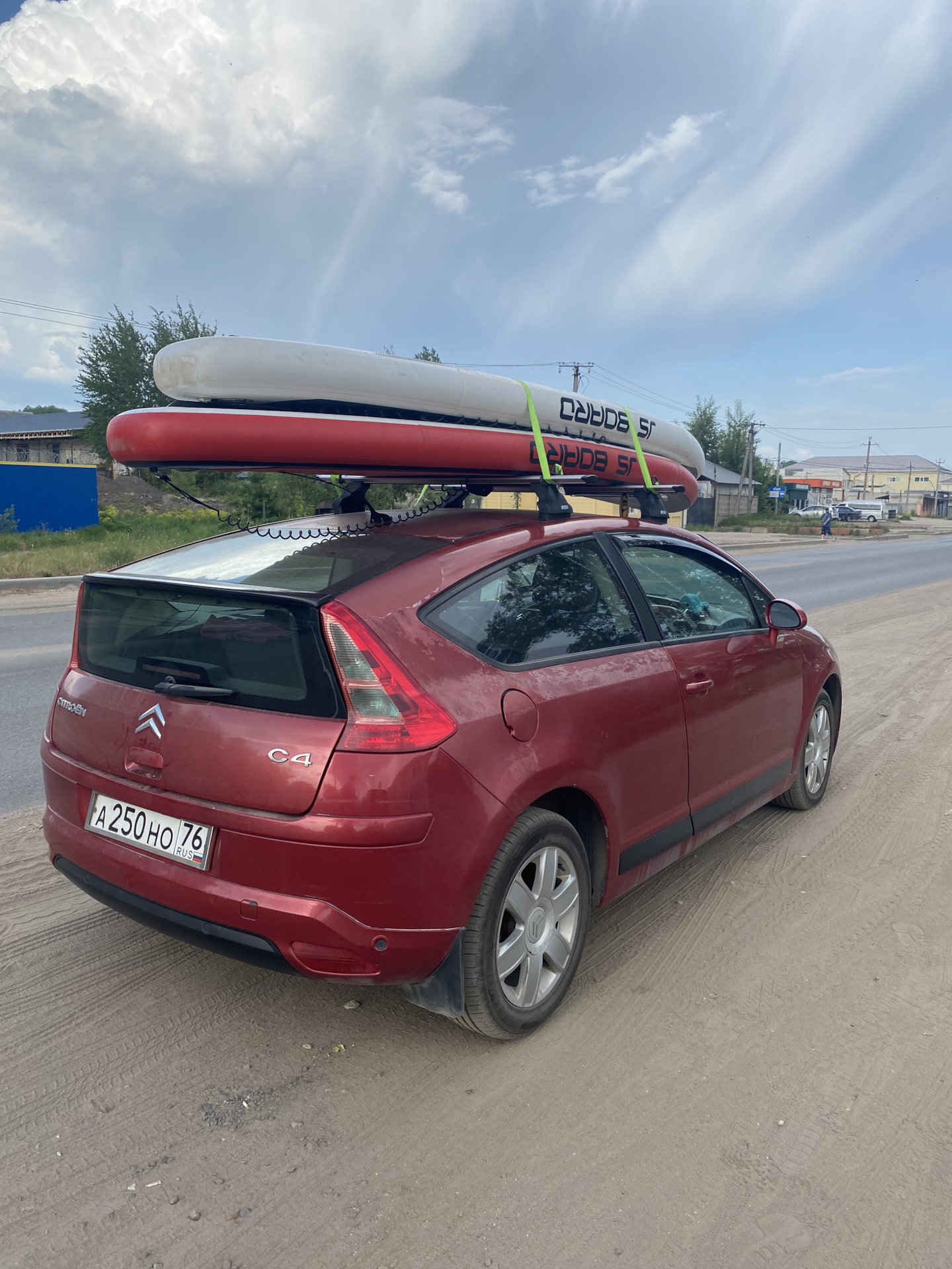 Багажник на крышу — Citroen C4 (1G), 1,6 л, 2007 года | аксессуары | DRIVE2