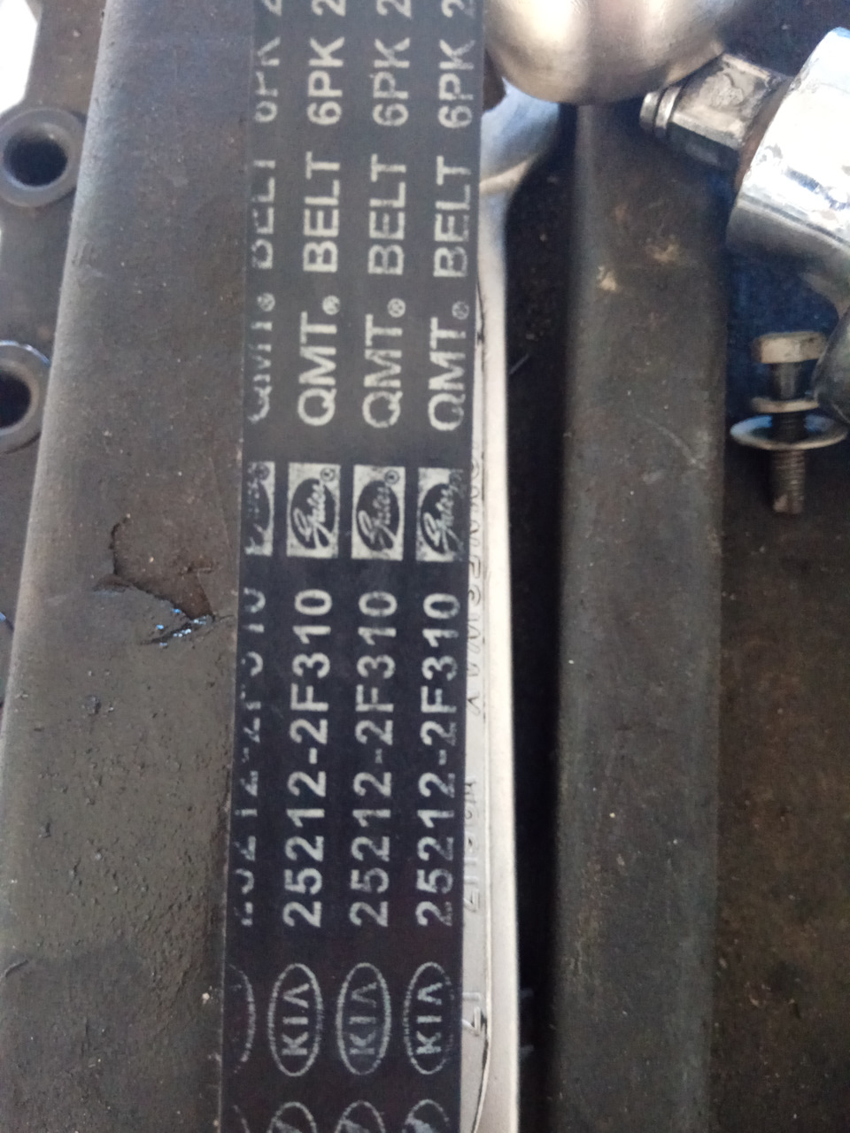 252122F310 ПРИВОДНОЙ РЕМЕНЬ L=240СМ KIA HYUNDAI | Запчасти на DRIVE2