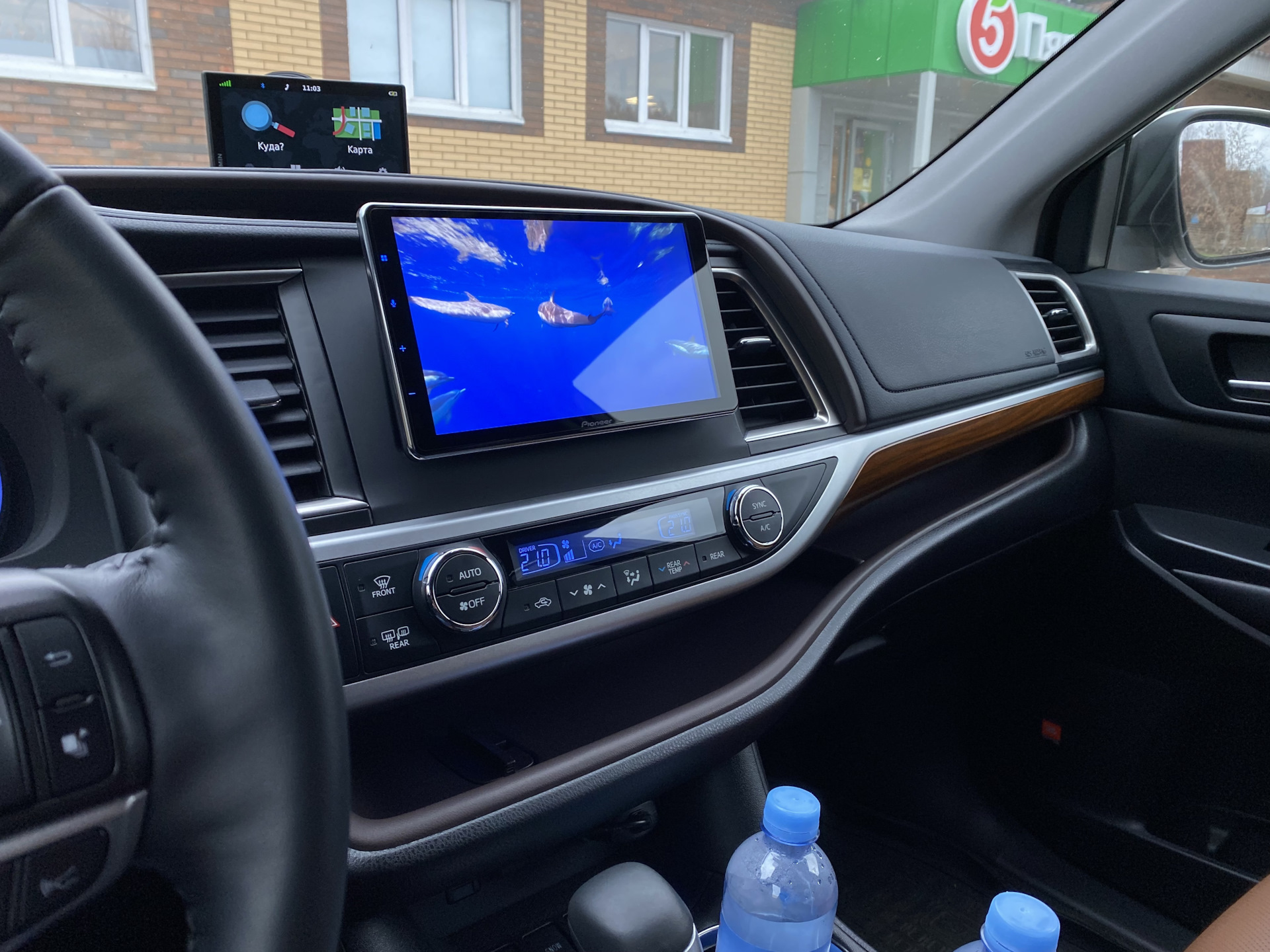 Байпас в Pioneer DMH-WT76NEX — Toyota Highlander (XU50), 3,5 л, 2019 ...