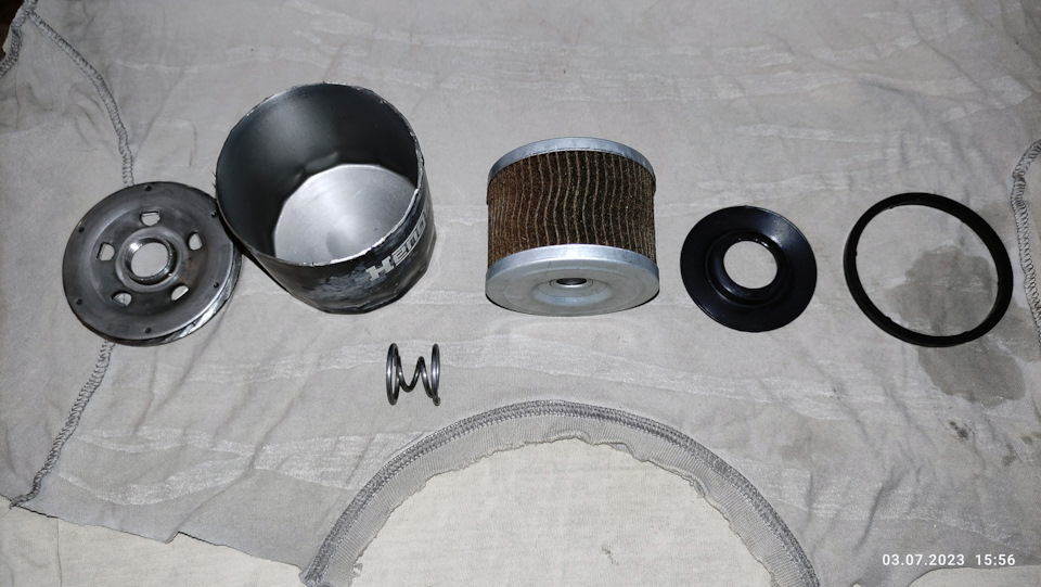 Распил масляного фильтра Hengst H317W01 made in China. — DRIVE2