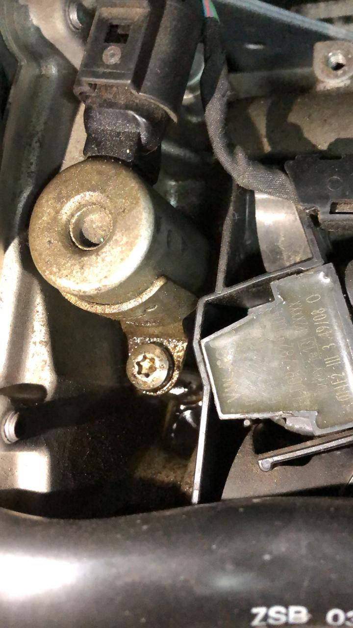 Течь клапана фазарегулятора — Audi A3 (8P), 1,4 л, 2009 года | своими ...