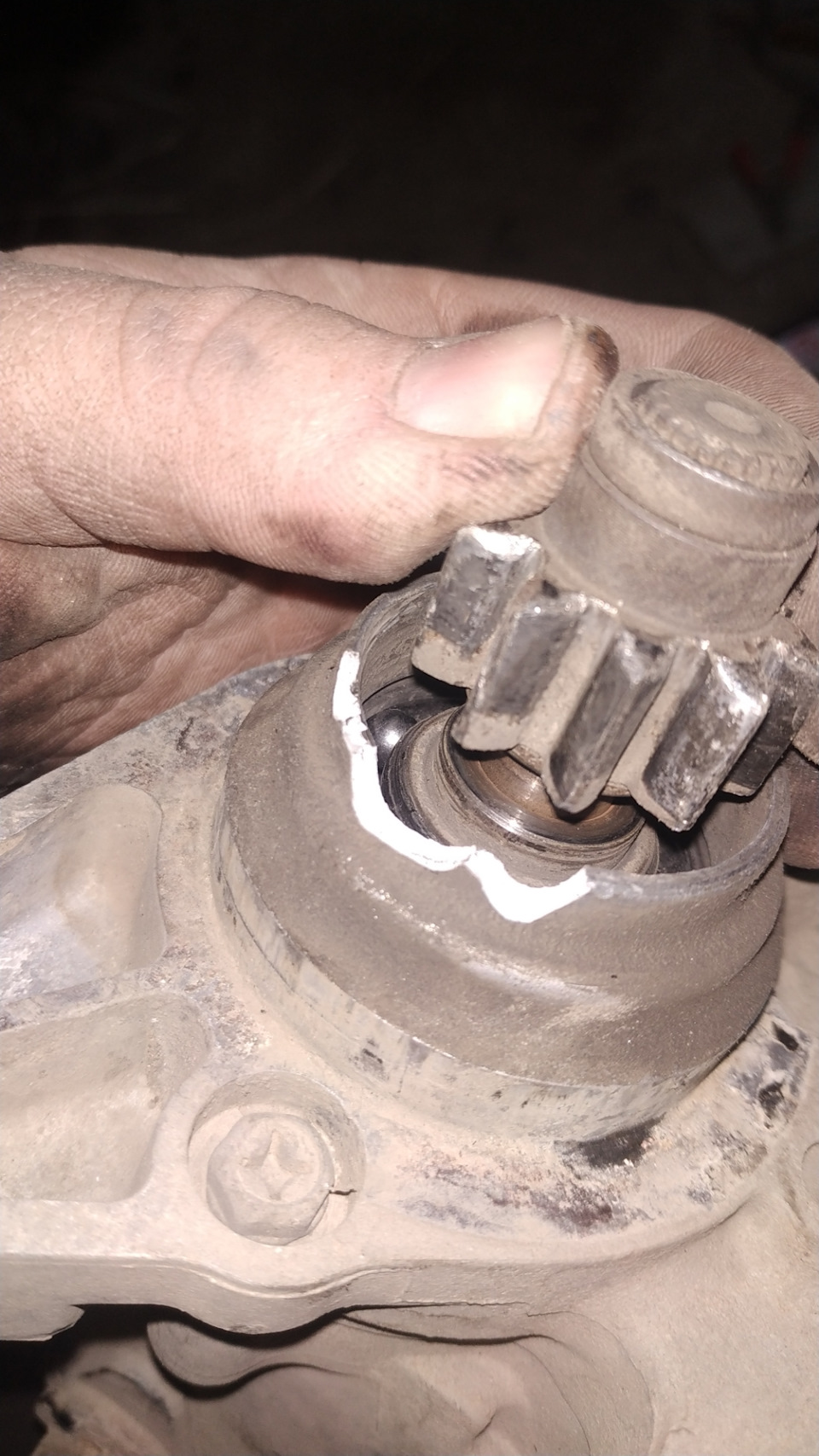 Замена стартера. 27.03.2020 — Toyota Land Cruiser 80, 4,5 л, 1996 года ...