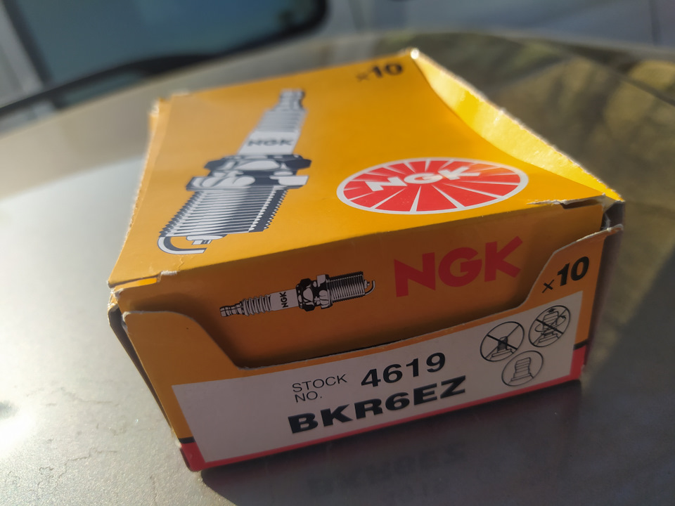 BKR6EZ Свеча зажигания 4619 NGK | Запчасти на DRIVE2