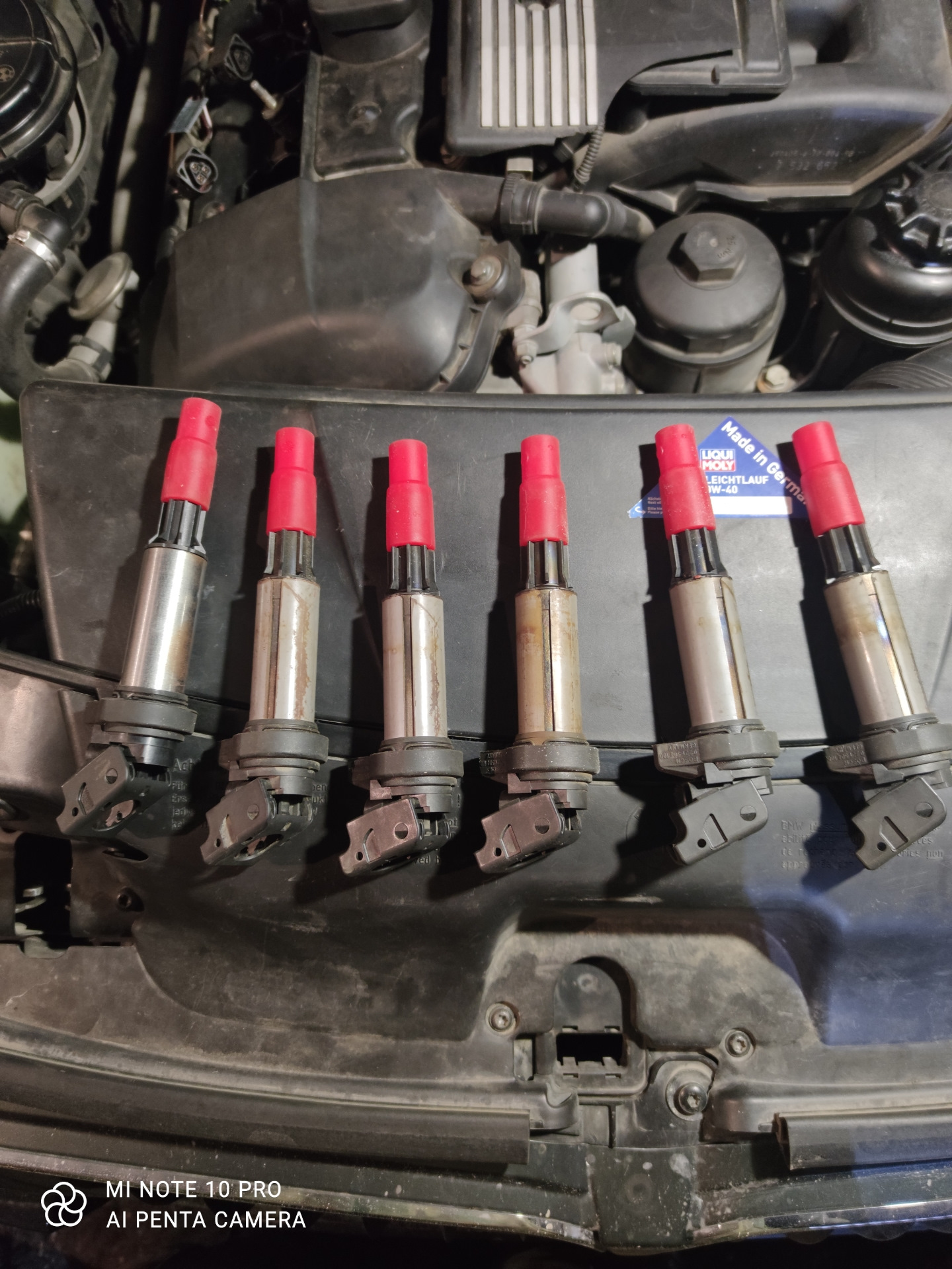 Замена свечей, наконечников катушек + 1 катушка в запас m54b30 — BMW X3 ...