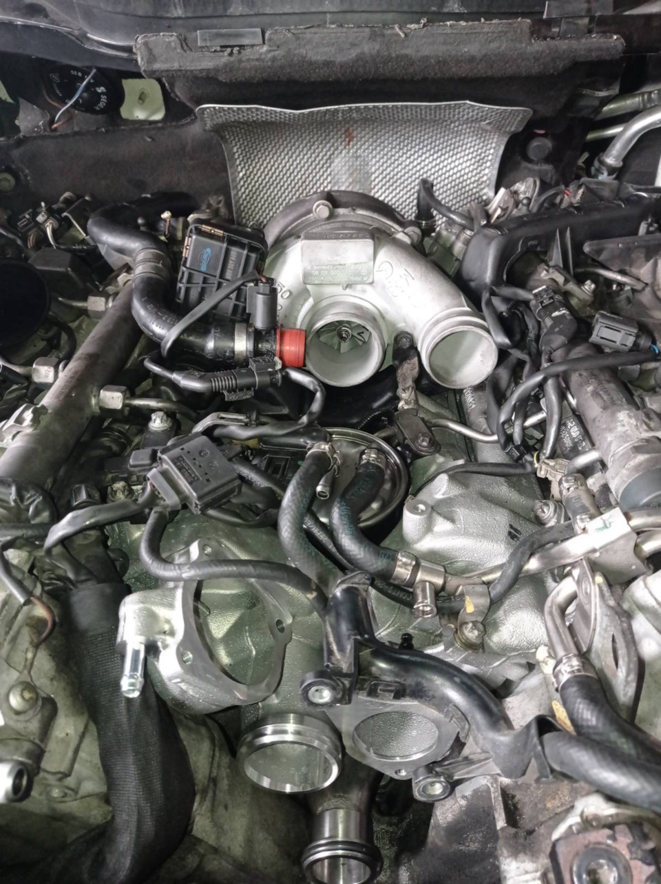 Замена коллекторов, теплообменник, турбина! — Mercedes-Benz GL-Class ...