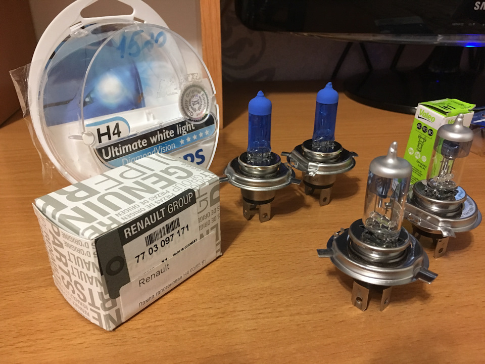 7703097171 Лампа 12в 60/55вт RENAULT | Запчасти на DRIVE2