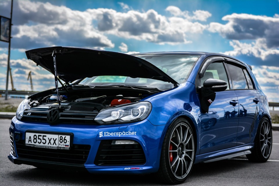 Carbon Fiber Engine Cover Кризисный вариант! — Volkswagen Golf R Mk6, 2 ...
