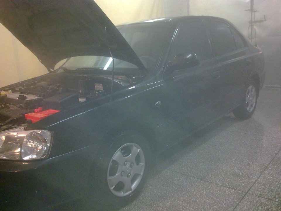 Моечка — Hyundai Accent (2G), 1,5 л, 2005 года | мойка | DRIVE2