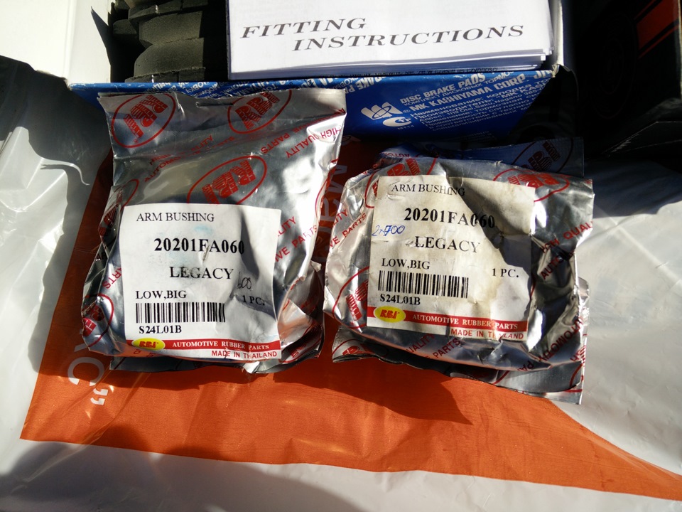 Расходнички — Subaru Legacy Outback (BD/BG), 2,5 л, 1997 года ...