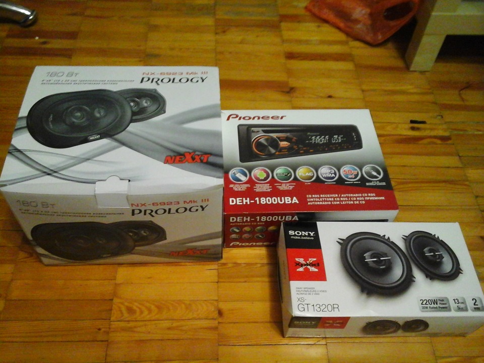 Замена музыки " Pioneer/Sony/Prology" — Lada 21110, 1,5 л, 2004 года | автозвук | DRIVE2