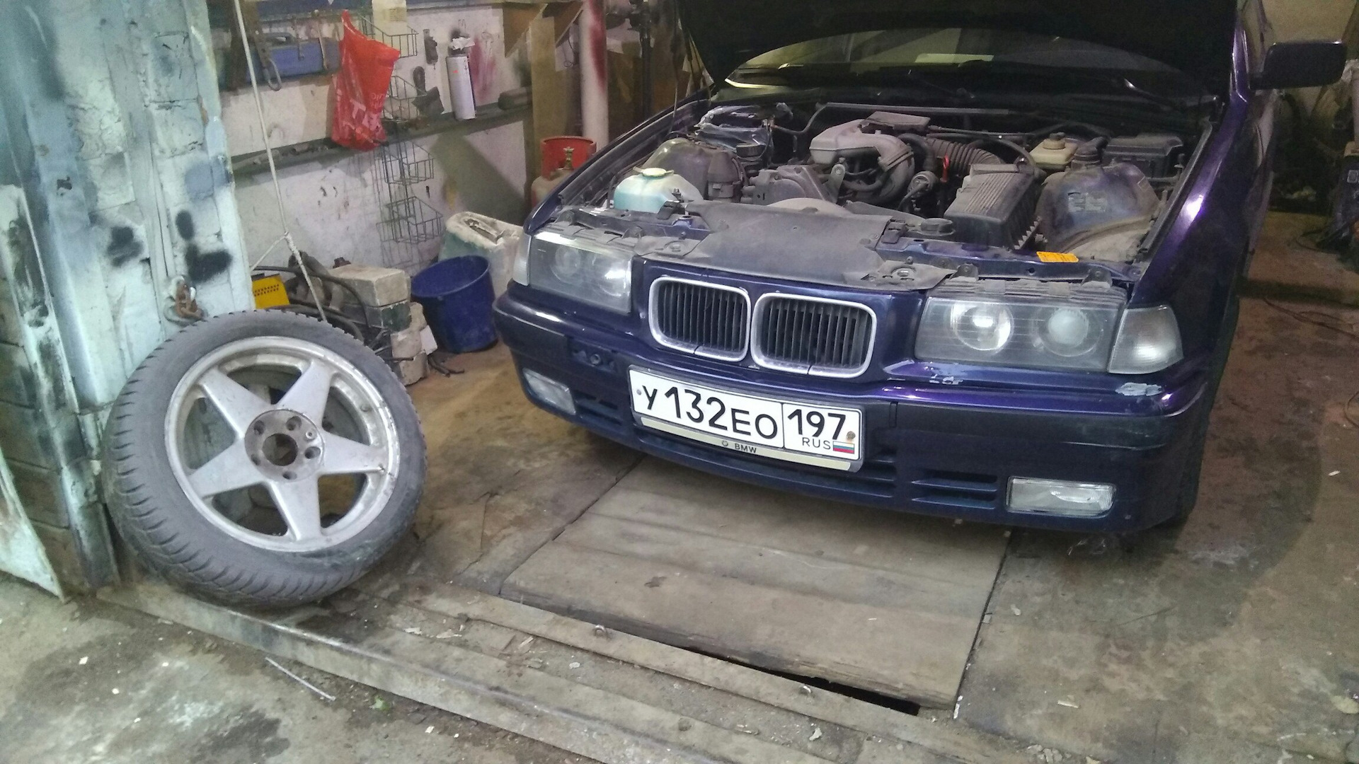 meine "Bügeleisen" — Wiederherstellung der idealen Zustand — BMW 3 series (E36), 1,6 л, 1993 ...