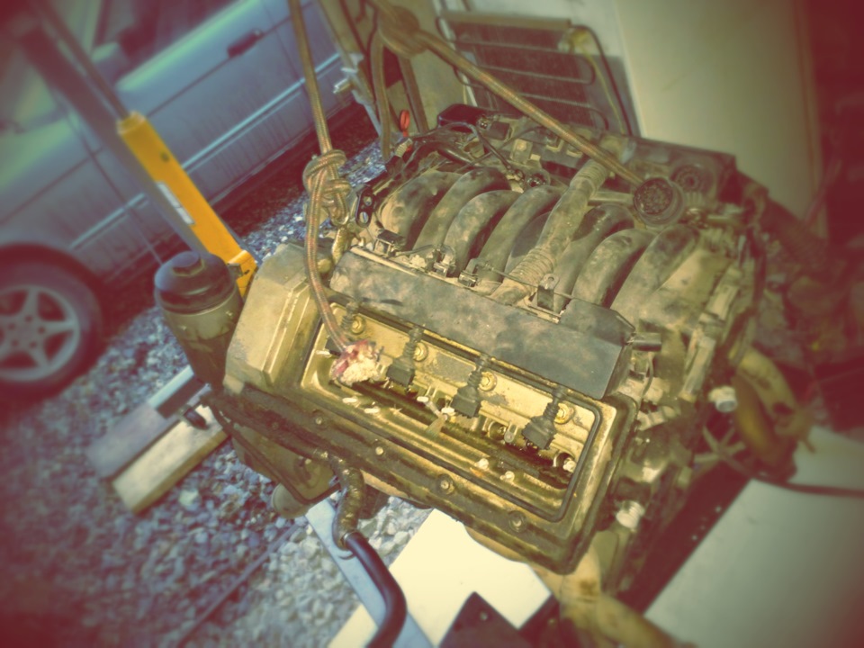 Вытащили двиг m60b30 (продан) — BMW 5 series (E34), 2,5 л, 1988 года ...