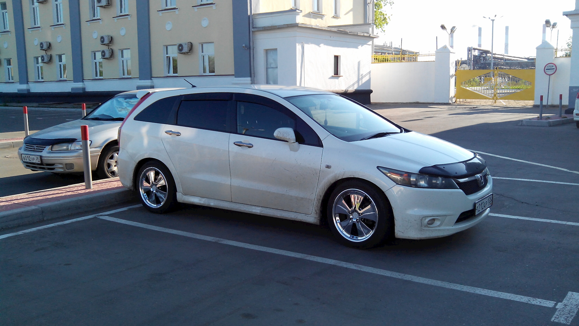 Новые хромированые лапти (WEDS) или вот оно лето :) — Honda Stream (RN6 ...