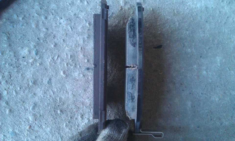 ADVICS они же Sumitomo Колодки, тормоза, и как прошла замена… — Subaru Outback (BP), 3 л, 2006 ...