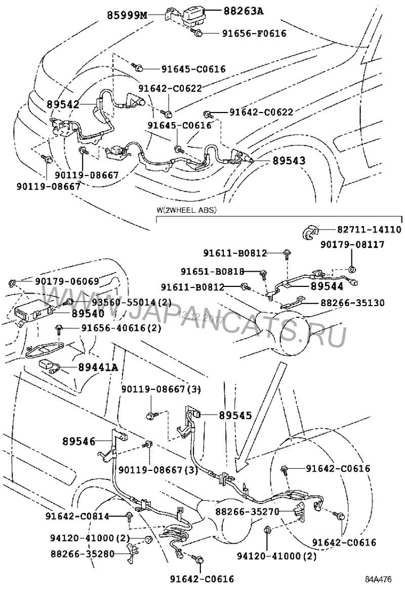 Разыскивается датчик ABS на Hilux Surf/4-Runer 130 — Mitsubishi Montero ...