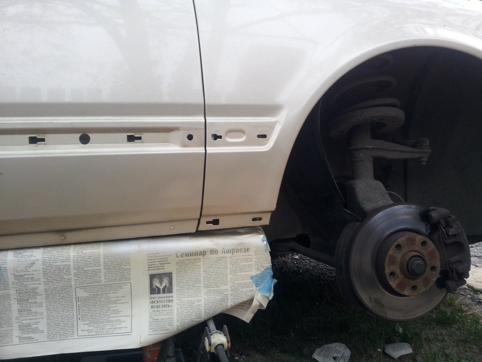 Красим крыло автомобиля своими силами — MOTIP на DRIVE2