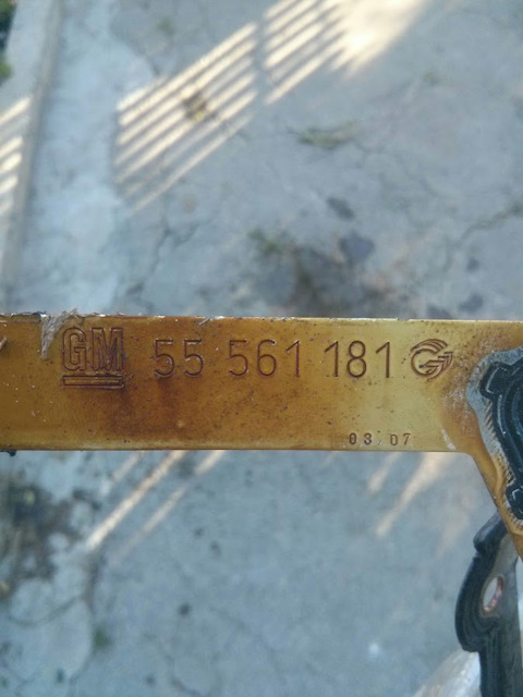 55561181 Прокладка передней крышки двигателя GM | Запчасти на DRIVE2