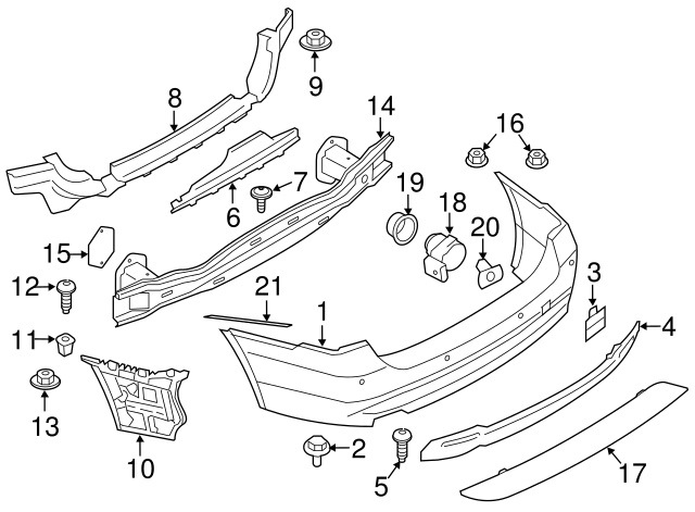 51128061551 Крышка буксирной проушины загрунтов. BMW | Запчасти на DRIVE2