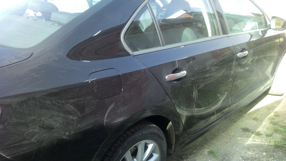 Хромированные ручки. — Volkswagen Jetta VI, 1,4 л, 2012 года | тюнинг ...