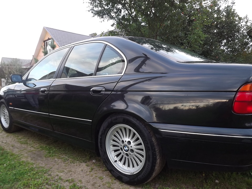 черный BMW — BMW 5 series (E39), 2,5 л, 1998 года | фотография | DRIVE2