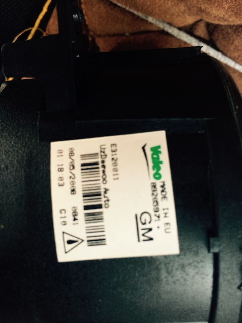 E3120011 Фара п/туман Nexia с 08г N-150 (тюнинг) прав черная (Valeo ...