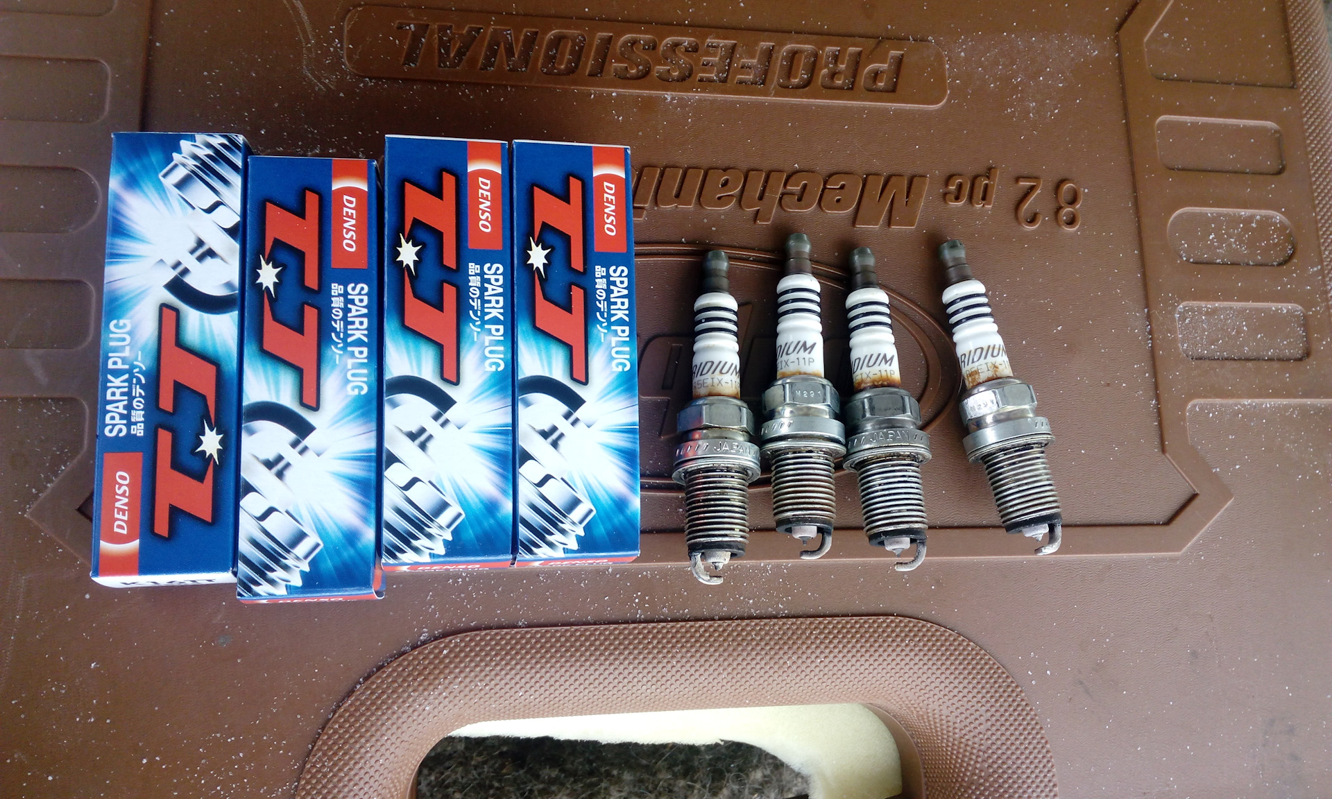 Новые свечи зажигания — Nissan Sunny (B15), 1,5 л, 2000 года | своими ...