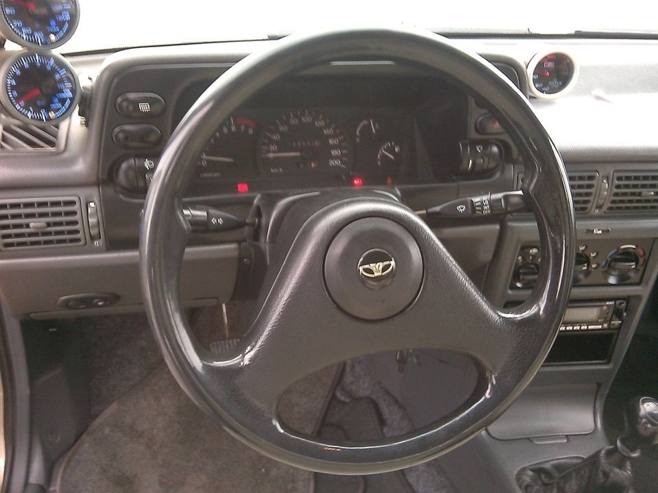 ПОСТАВИЛИ НАКОНЕЦ ТО РУУУЛЬ)))) — Daewoo Nexia (2G), 1,6 л, 1997 года ...