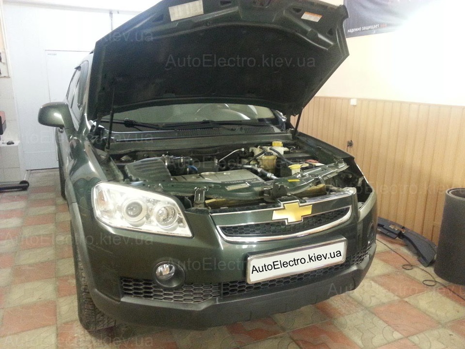 Установка ангельских глазок на Chevrolet Captiva 2008 г.в ...