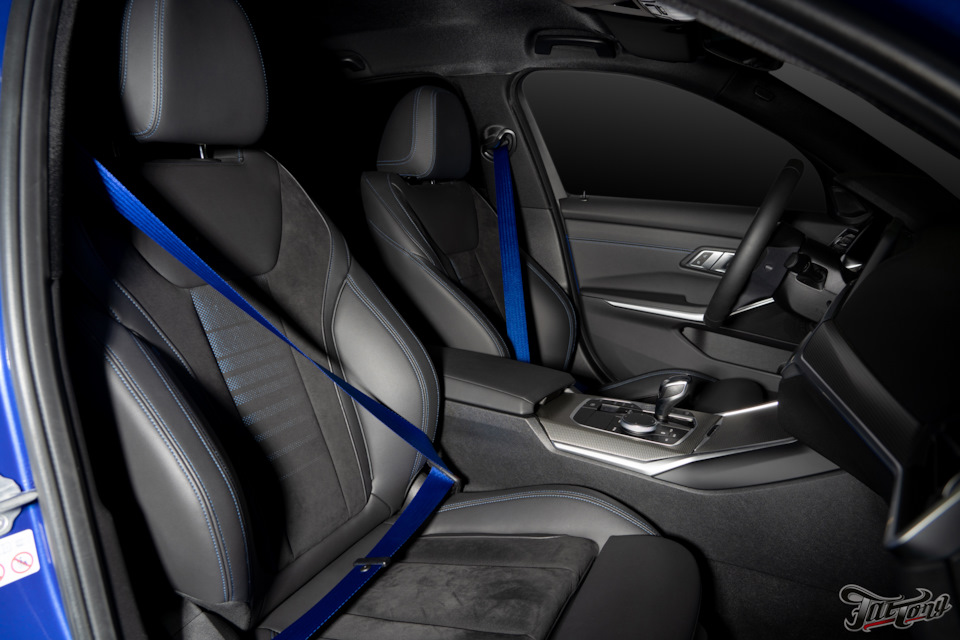 Синие ремни безопасности для BMW 3 — FatTony на DRIVE2
