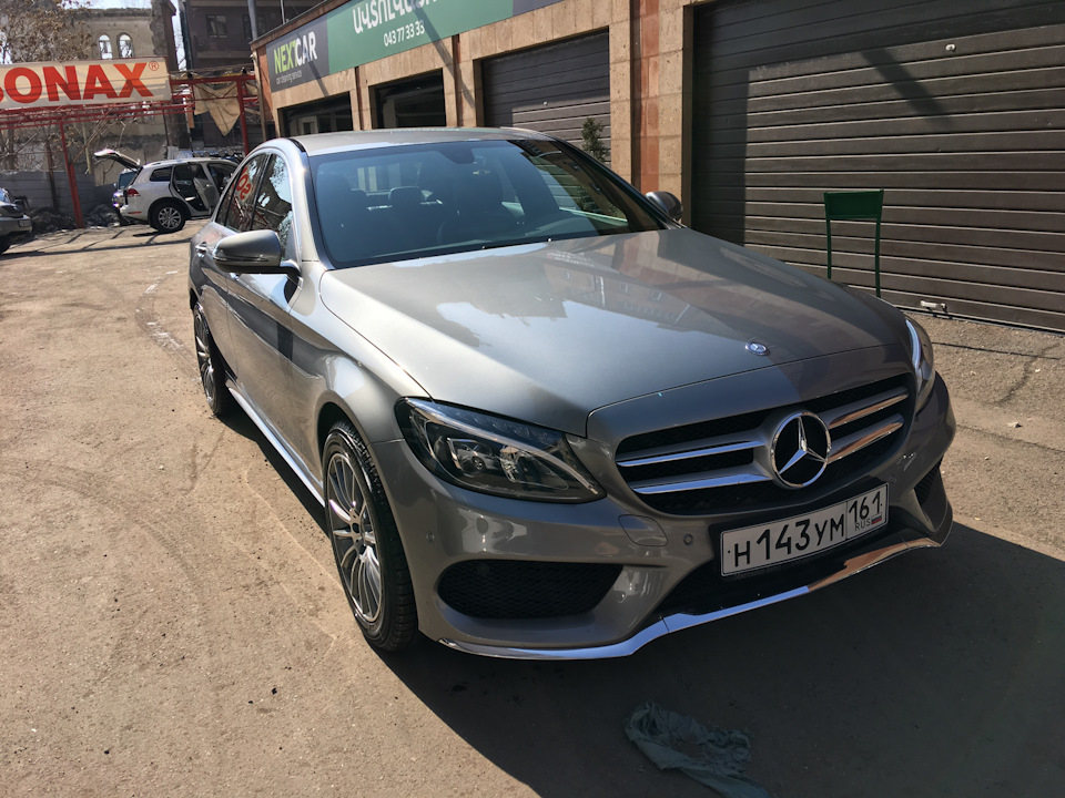 В гостях у Мойдодыра) — Mercedes-Benz C-Class (W205), 1,6 л, 2015 года | мойка | DRIVE2