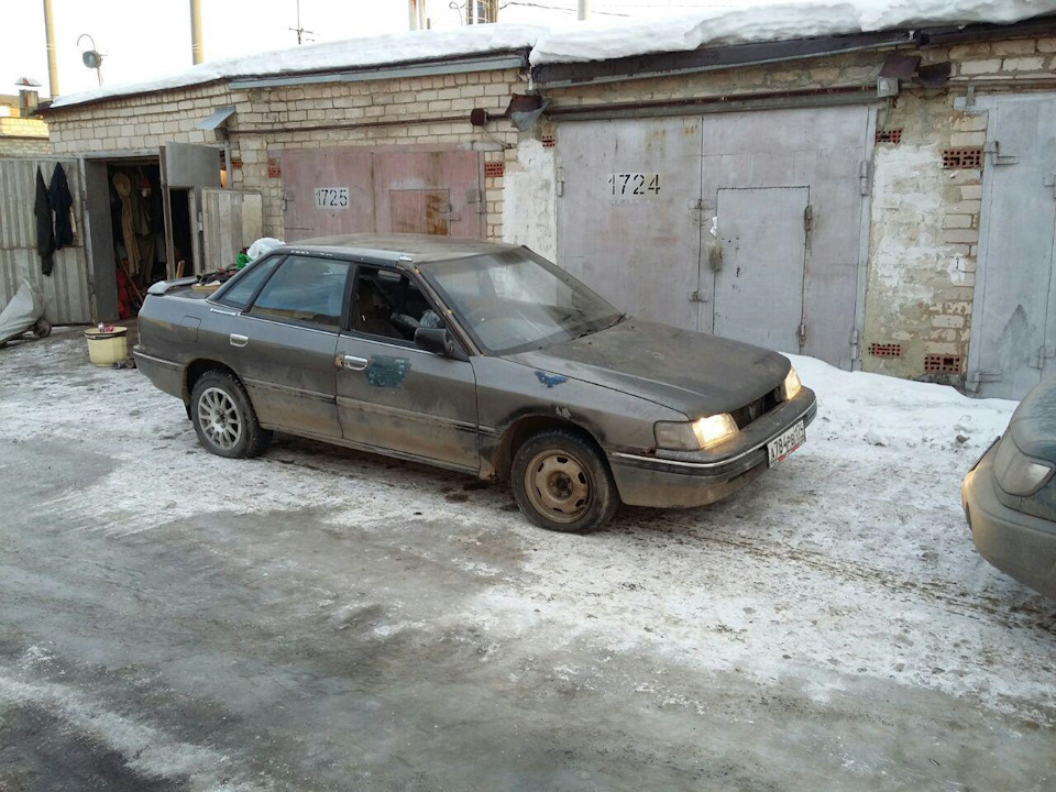 Первый самостоятельный выезд — Subaru Legacy (BC/BJ/BF), 1,8 л, 1989 ...