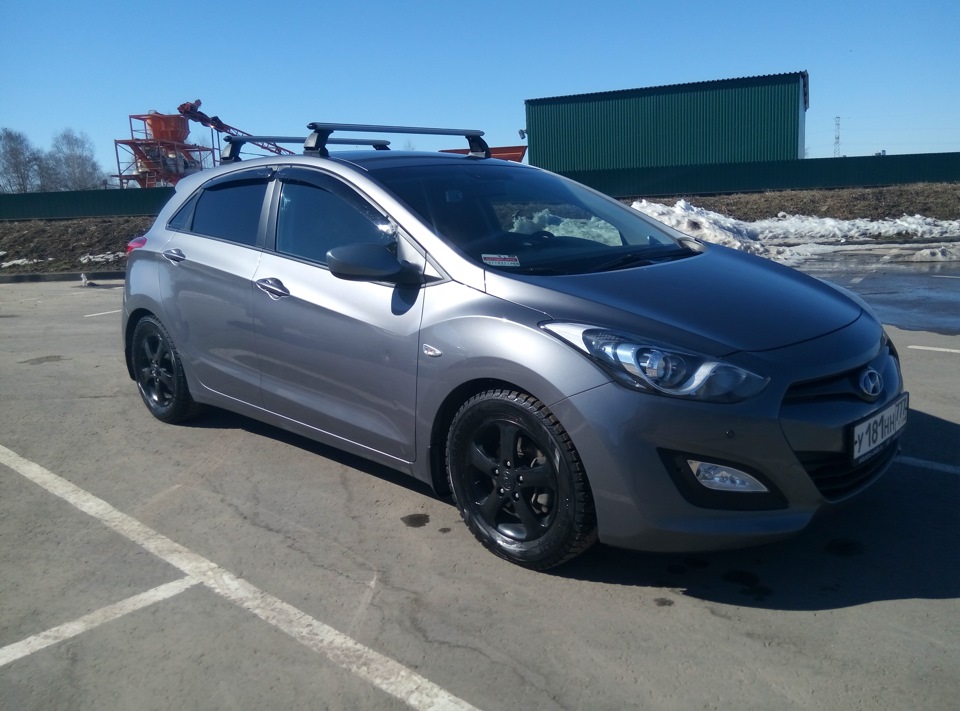 Багажник LUX — Hyundai i30 (2G), 1,6 л, 2012 года | аксессуары | DRIVE2
