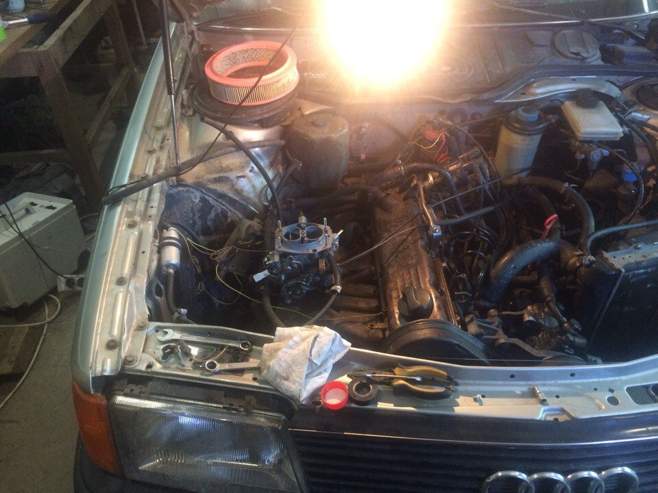 Установка 73го — Audi 100 (C3), 2,2 л, 1987 года | запчасти | DRIVE2