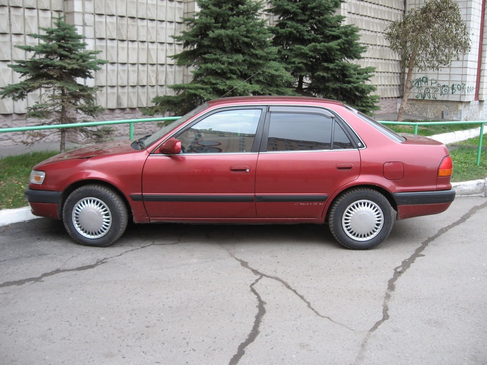 и на нашей улице праздник — Toyota Corolla (110), 1,6 л, 1995 года ...